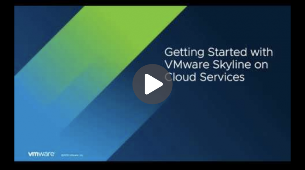 شرح تقنية ال VMware Skyline بالفيديو – VMlibrary