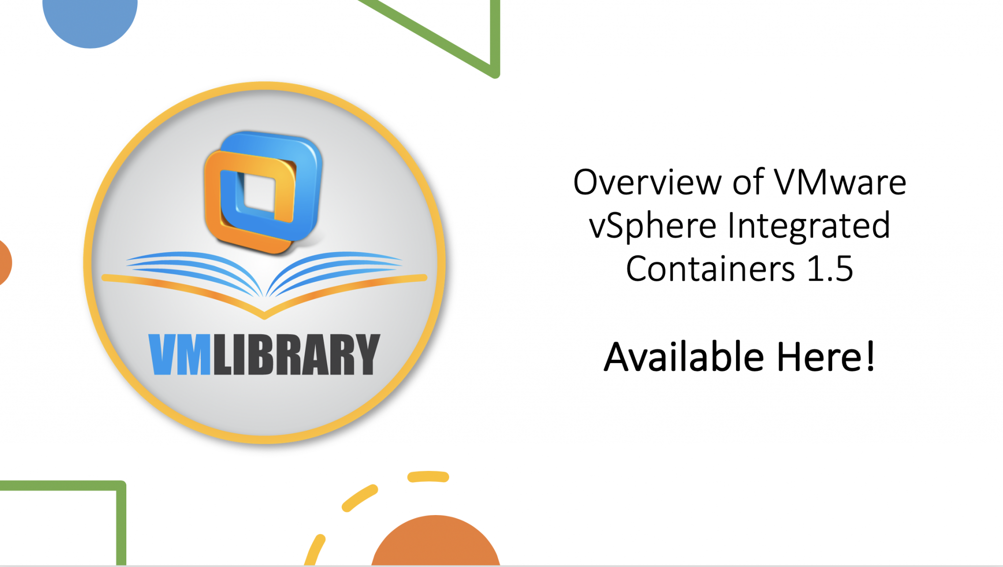 Overview of VMware vSphere Integrated Containers 1.5 Available Here ...